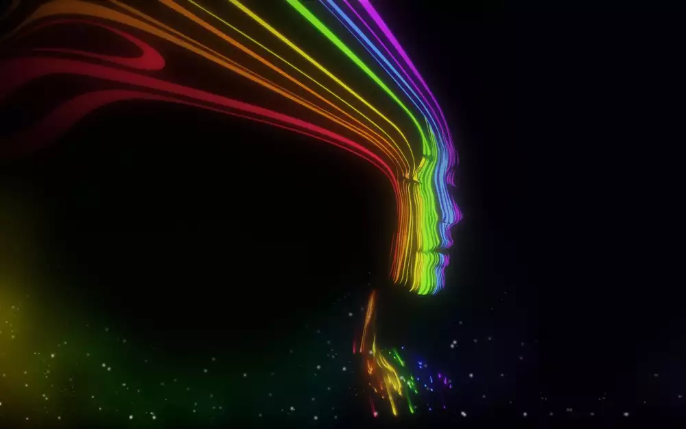 Rainbow Face Wallpaper
